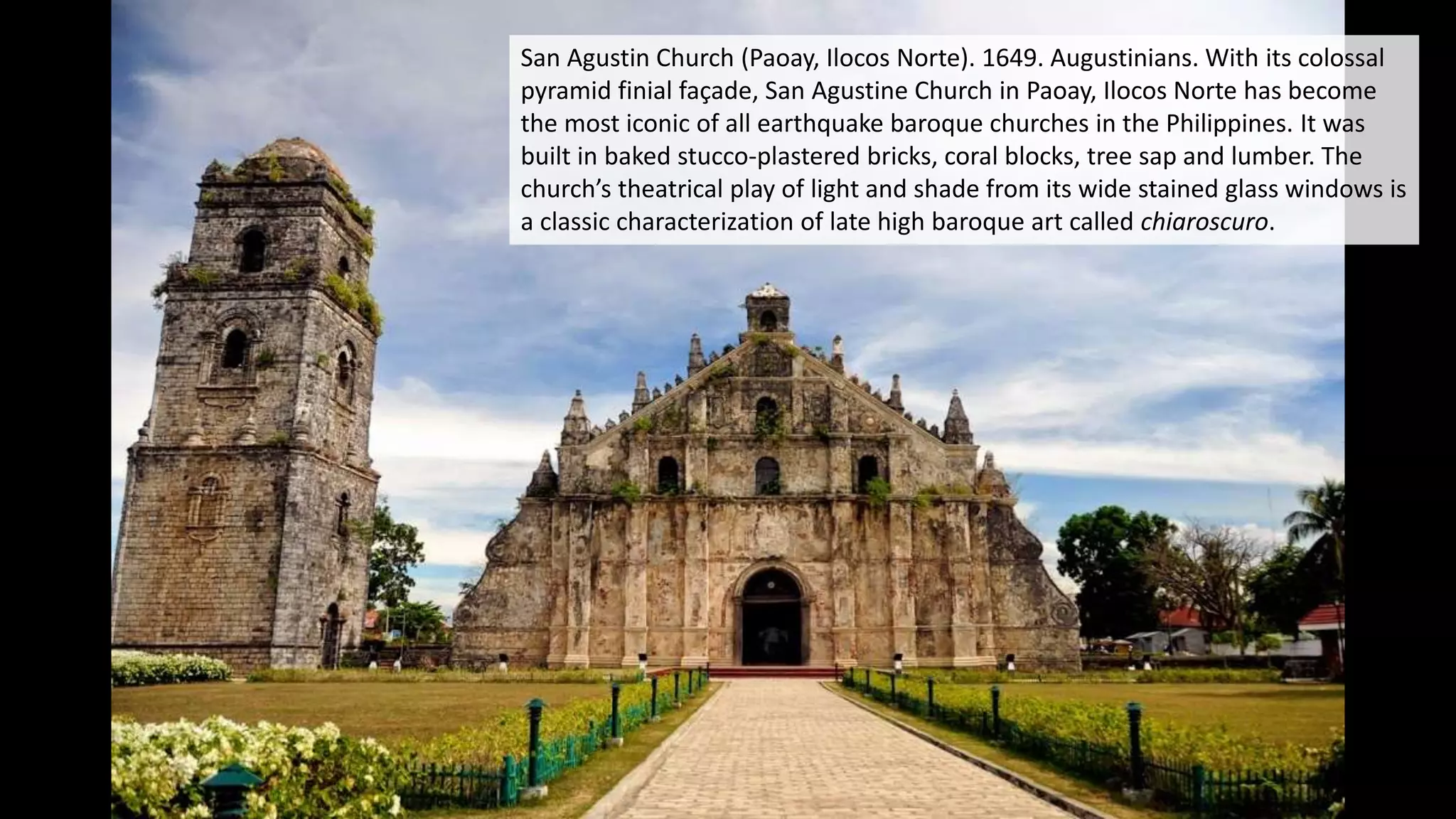 HISTORY: Earthquake Baroque Architecture (Spanish Colonial Architecture in the Philippines) | PPTX