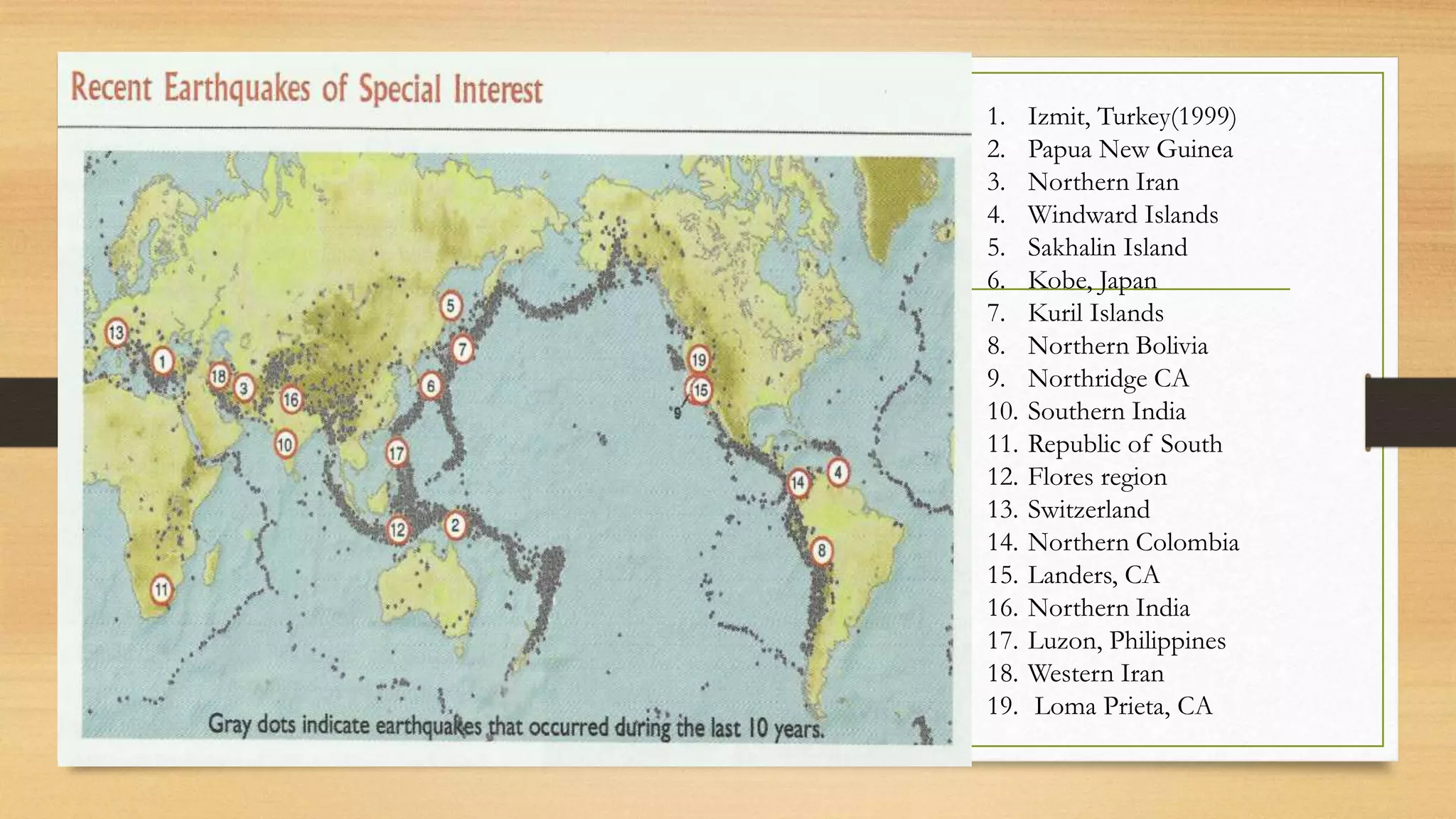 Earthquake belts and Plate Tectonics | PPTX