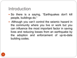 Earthquake building designs final | PPTX