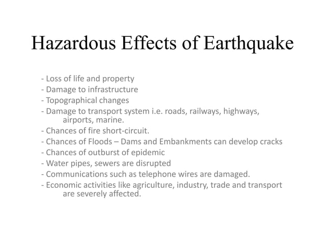 Earthquake case study | PPTX | Geology | Science