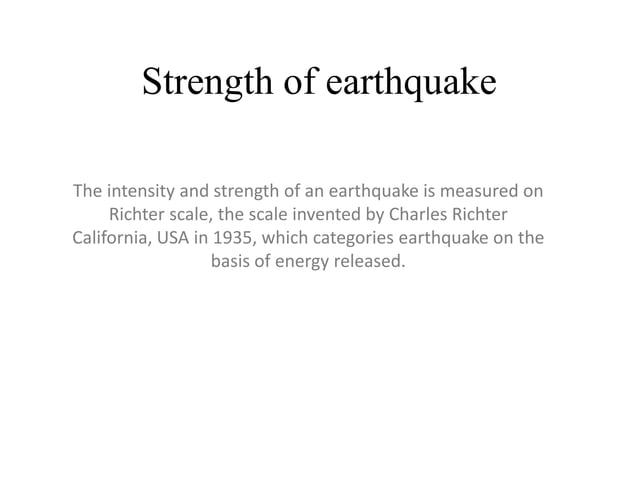 Earthquake case study | PPTX | Geology | Science