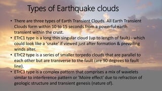 Earthquake Clouds | PPTX