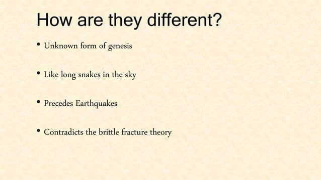 Earthquake Clouds | PPTX