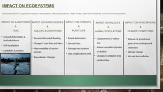 Natural Disasters - Earthquake & Cyclone | PPTX