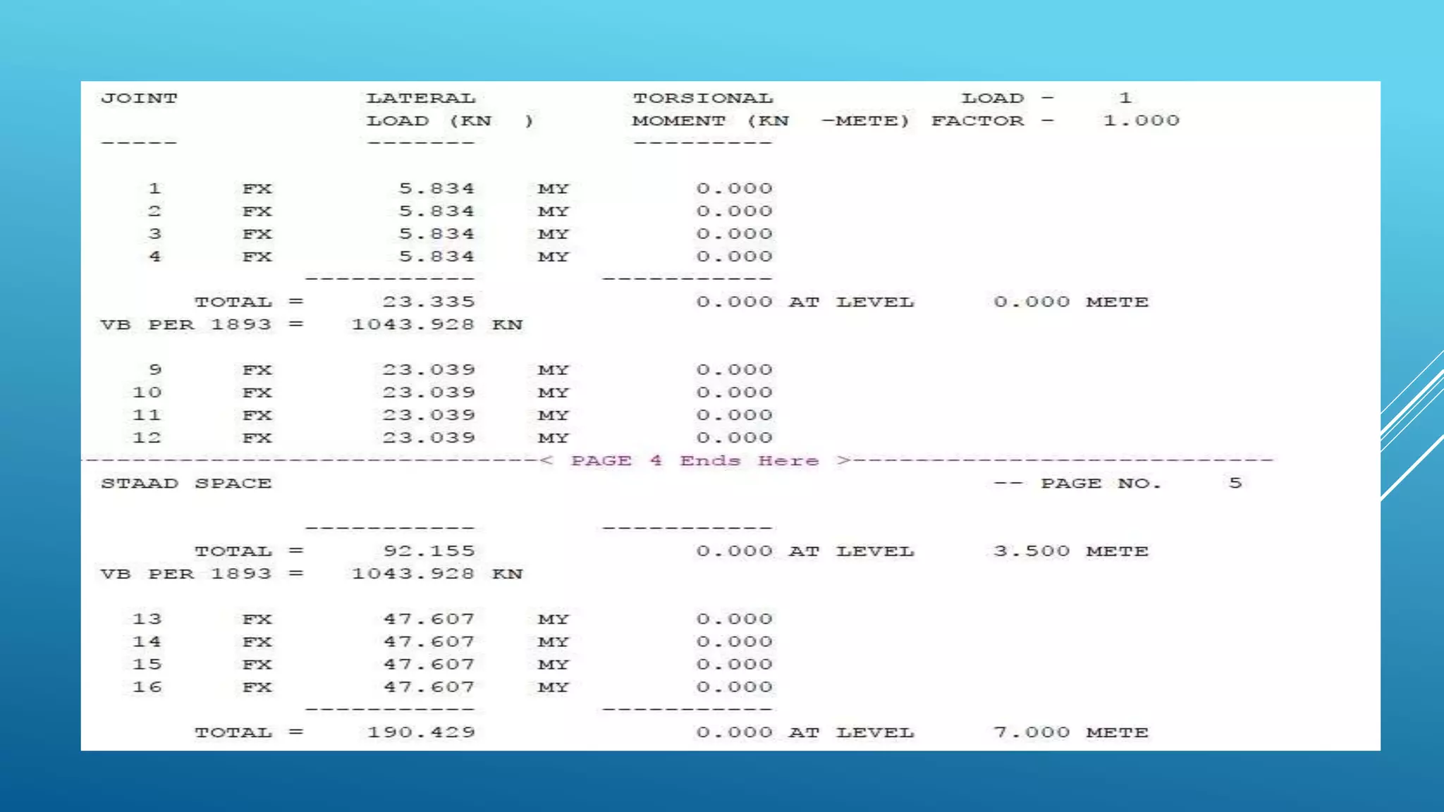 Earthquake design example | PPTX