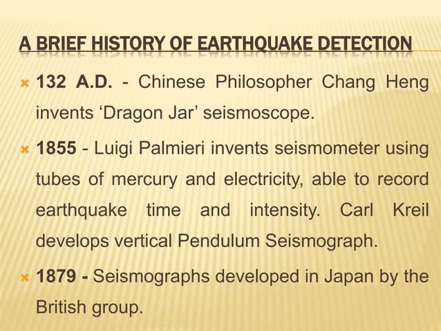 Earthquake detector using arduino with display | PPTX | Geology | Science