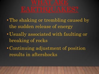 Earthquake Disaster Management Ojas Class 9 - C.ppt