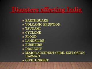 Earthquake Disaster Management Ojas Class 9 - C.ppt