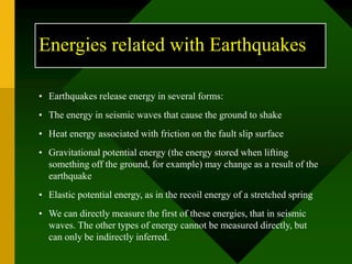 Earthquake energy | PPT