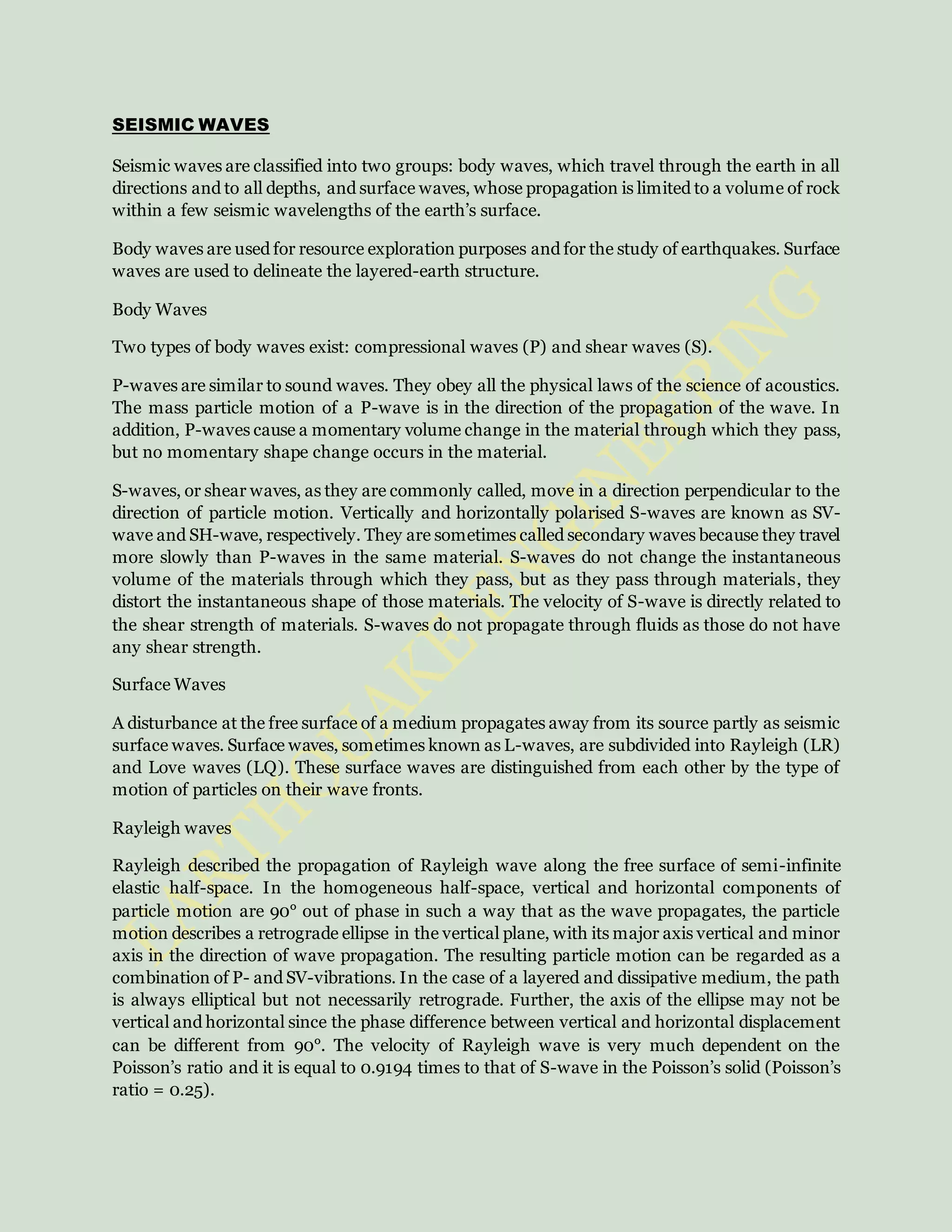 Earthquake engineering | DOCX