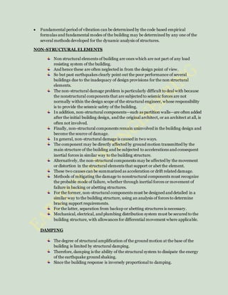 Earthquake engineering | DOCX