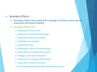 Earthquake engineering presentation | PPTX