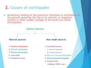 Earthquake engineering presentation | PPTX