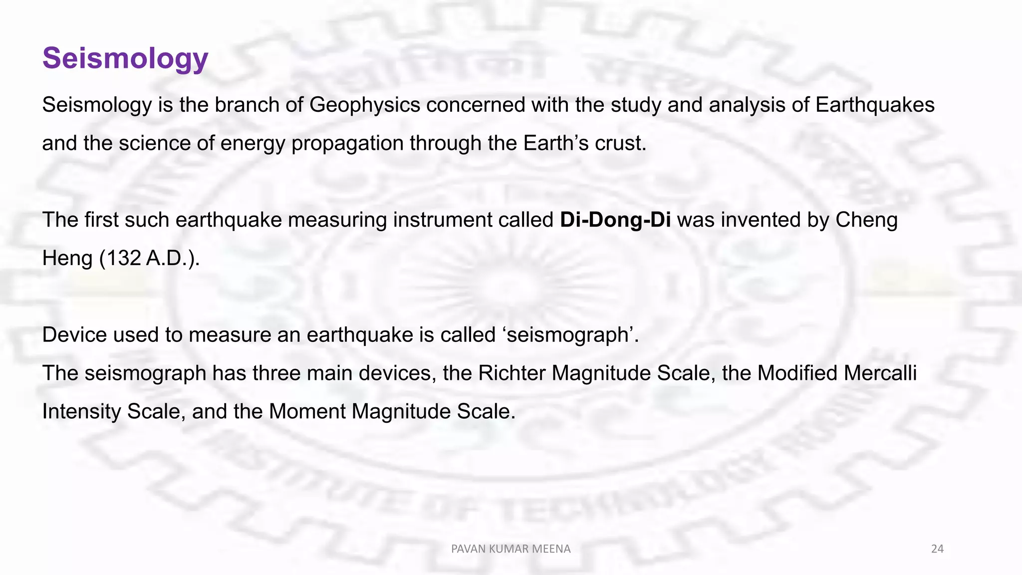 Basic Introduction to Earthquake engineering and seismology | PPTX