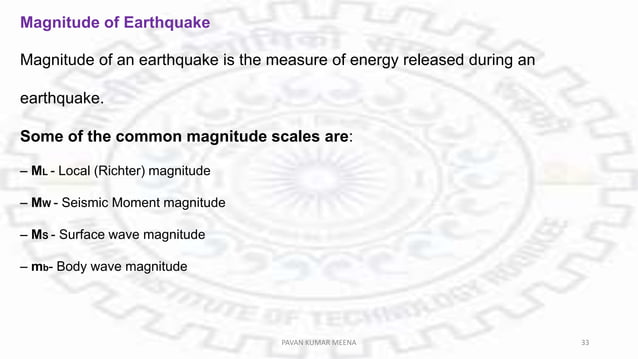 Basic Introduction to Earthquake engineering and seismology | PPTX