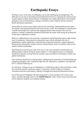 Earthquake Essays.pdf