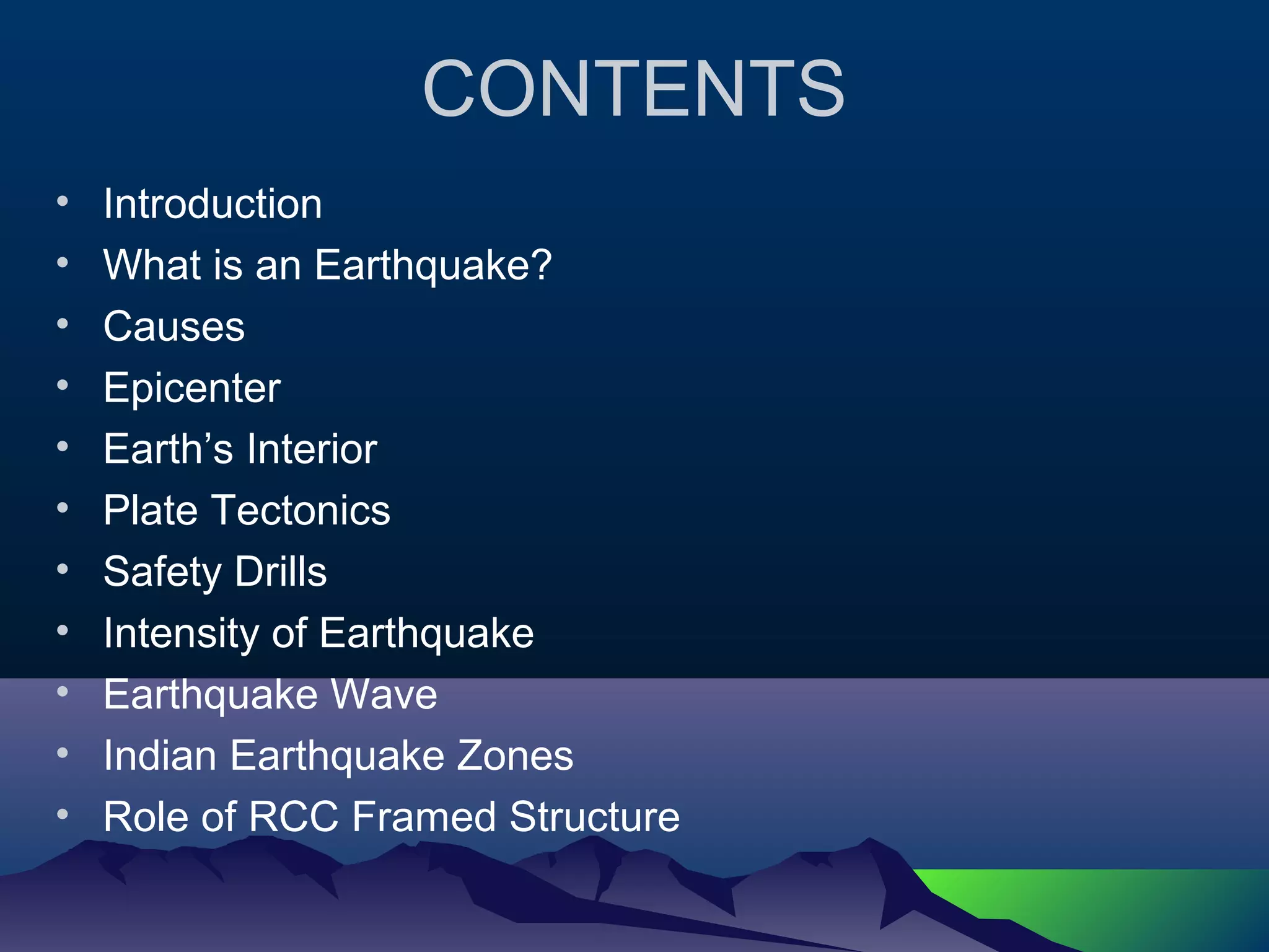Design Steps for Earthquake Resistant Structures | PPT
