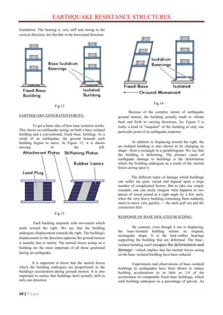 Earthquake Resistance structures | PDF