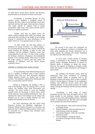 Earthquake Resistance structures | PDF