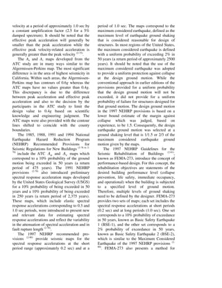 Earthquake ground motion and response spectra (Bijan Mohraz, Fahim ...