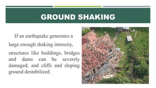 Earthquake hazards | PPTX