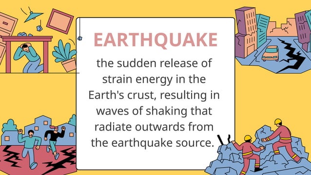 Disasters of Earthquakes and Types of Earthquakes | PPTX