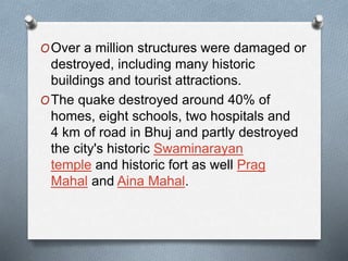 Earthquake in gujarat (2001) | PPTX