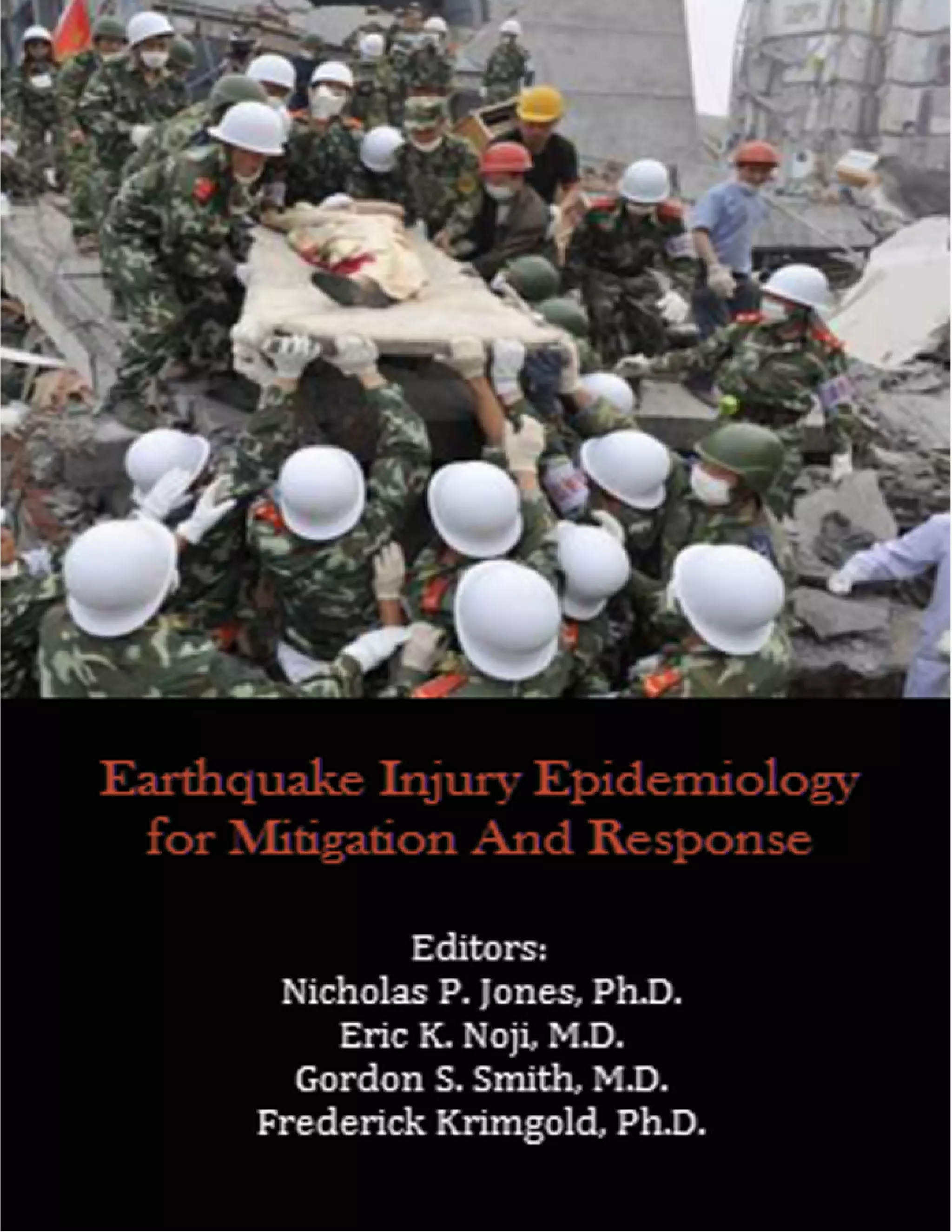 Earthquake Injury Epidemiology for Mitigation and Response | PDF ...