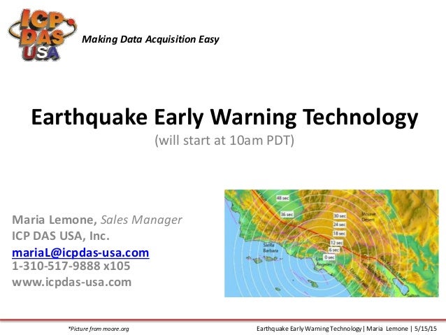 Earthquake Technologies