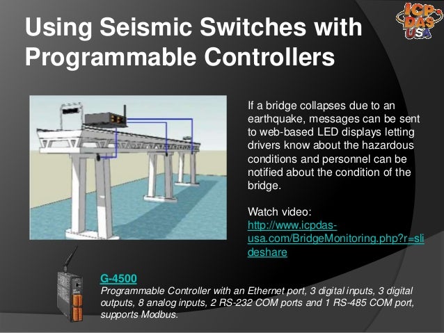 Earthquake Monitoring Systems with Seismic Switches and Alarm Systems