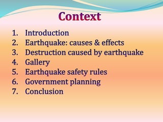Earthquake | PPTX