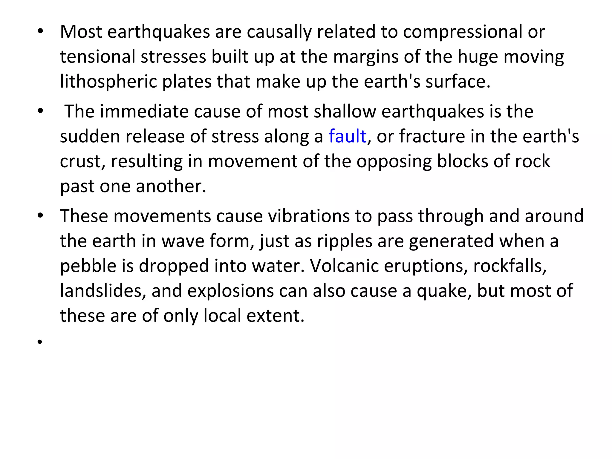 Earthquake plate tectonic- Geomorphology Chapter | PPT