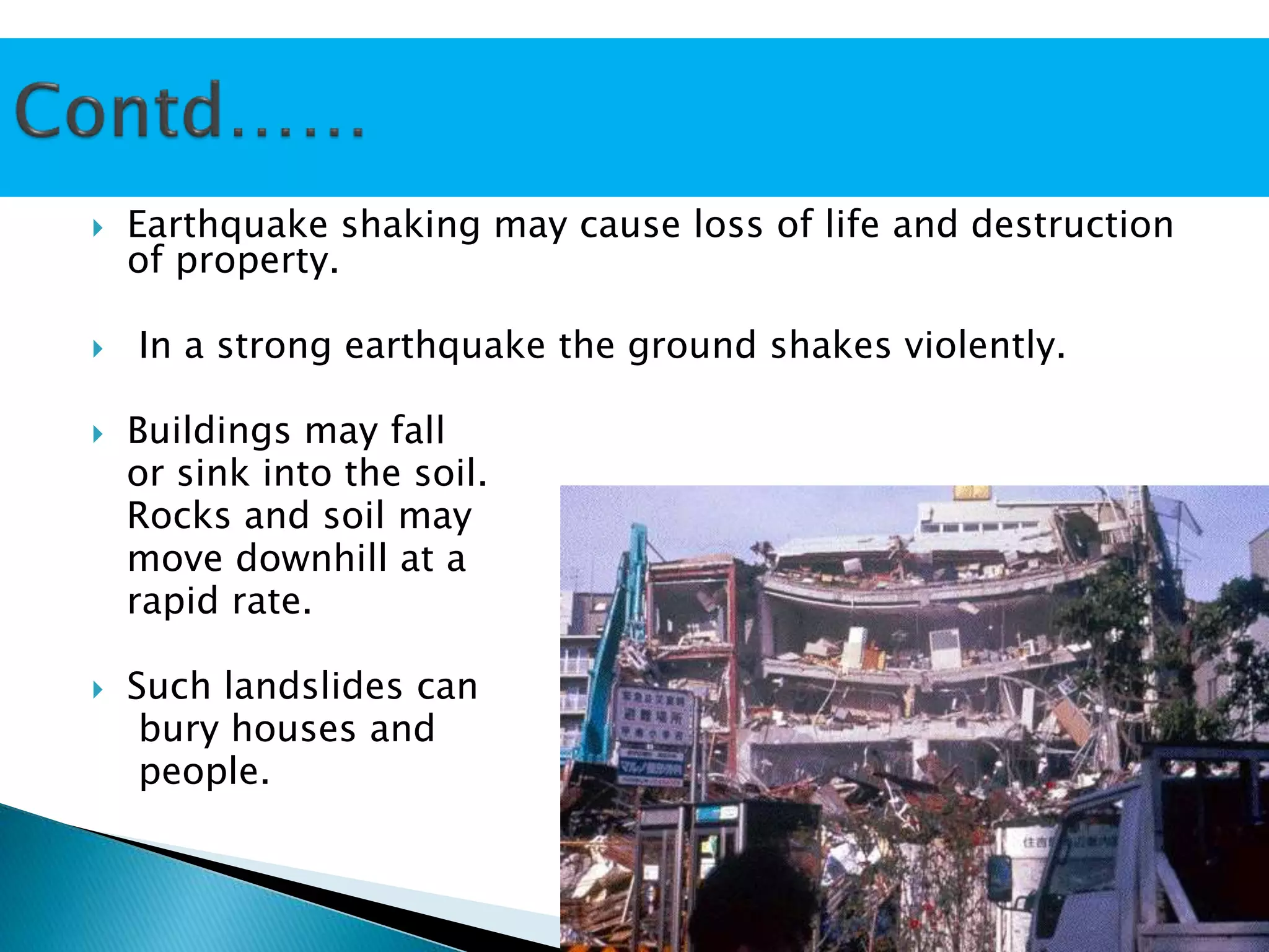 Earthquake ppt | PPTX