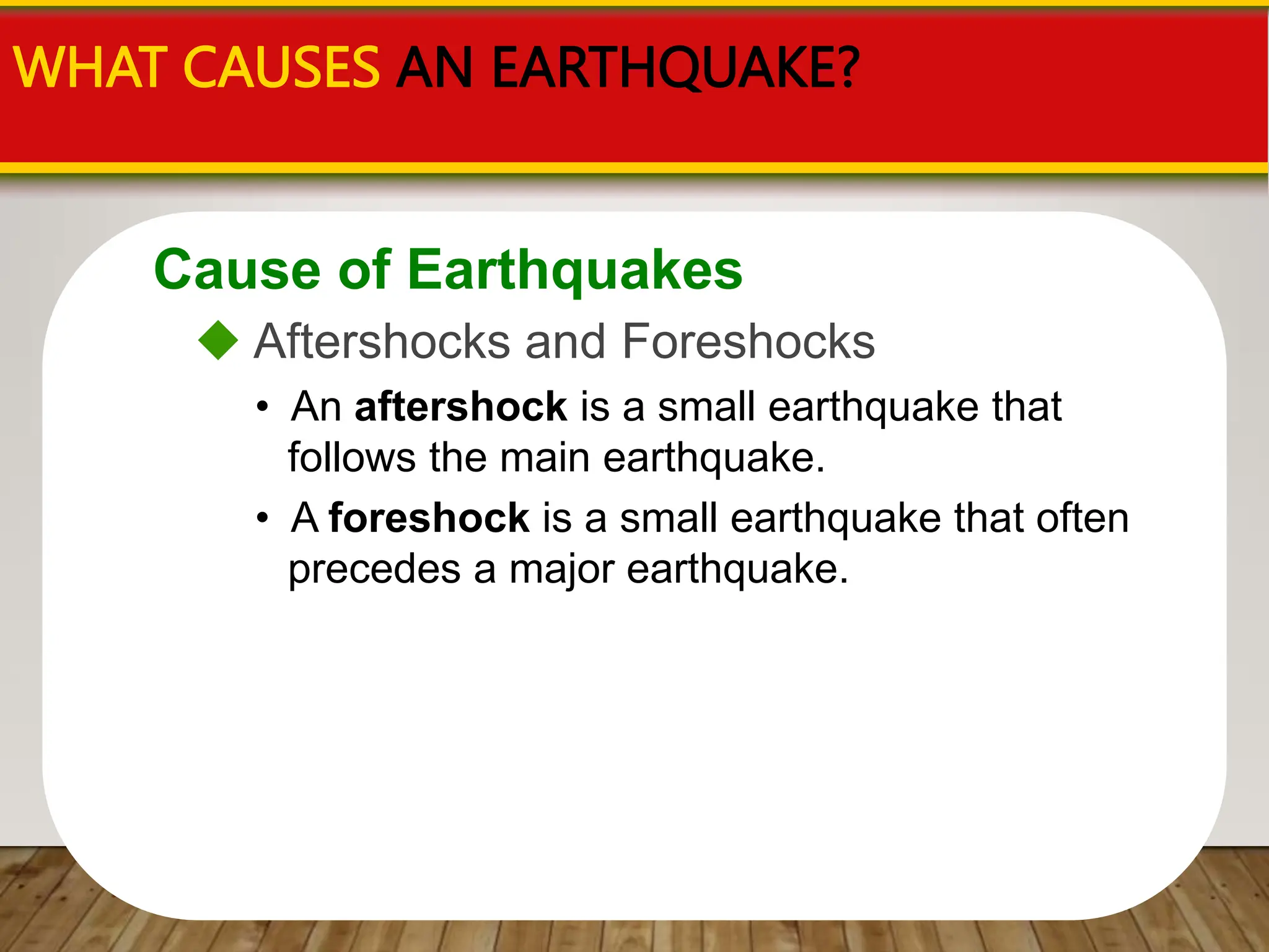 Earthquake PPT. ppt for grade 9 sciences | PPT
