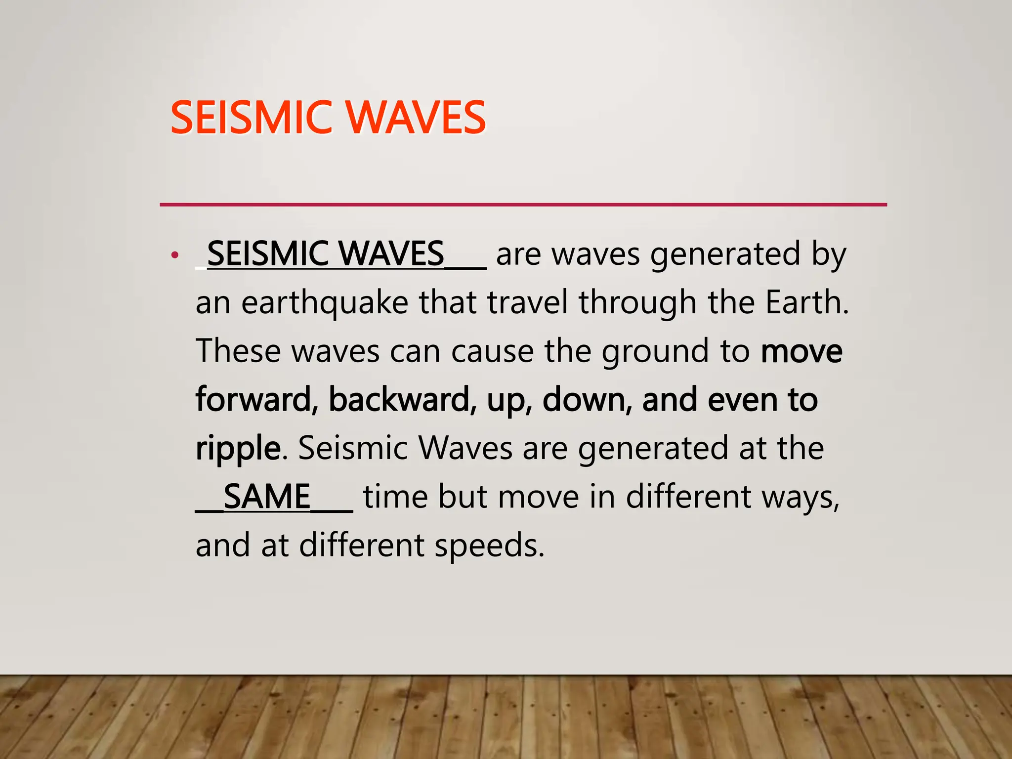 Earthquake PPT. ppt for grade 9 sciences | PPT