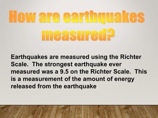Earthquake PPT. ppt for grade 9 sciences | PPT