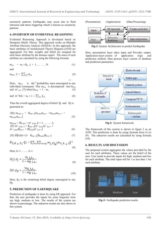 Earthquake prediction by using evidential reasoning approach | PDF