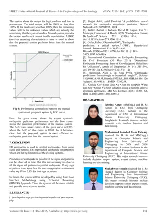Earthquake prediction by using evidential reasoning approach | PDF