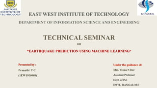 Earthquake prediction ppt that helps for predicting the earthquake | PPTX