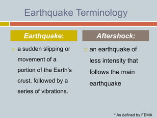 Earthquakes For Kids Powerpoint