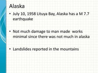 Earthquake presentation | PPTX