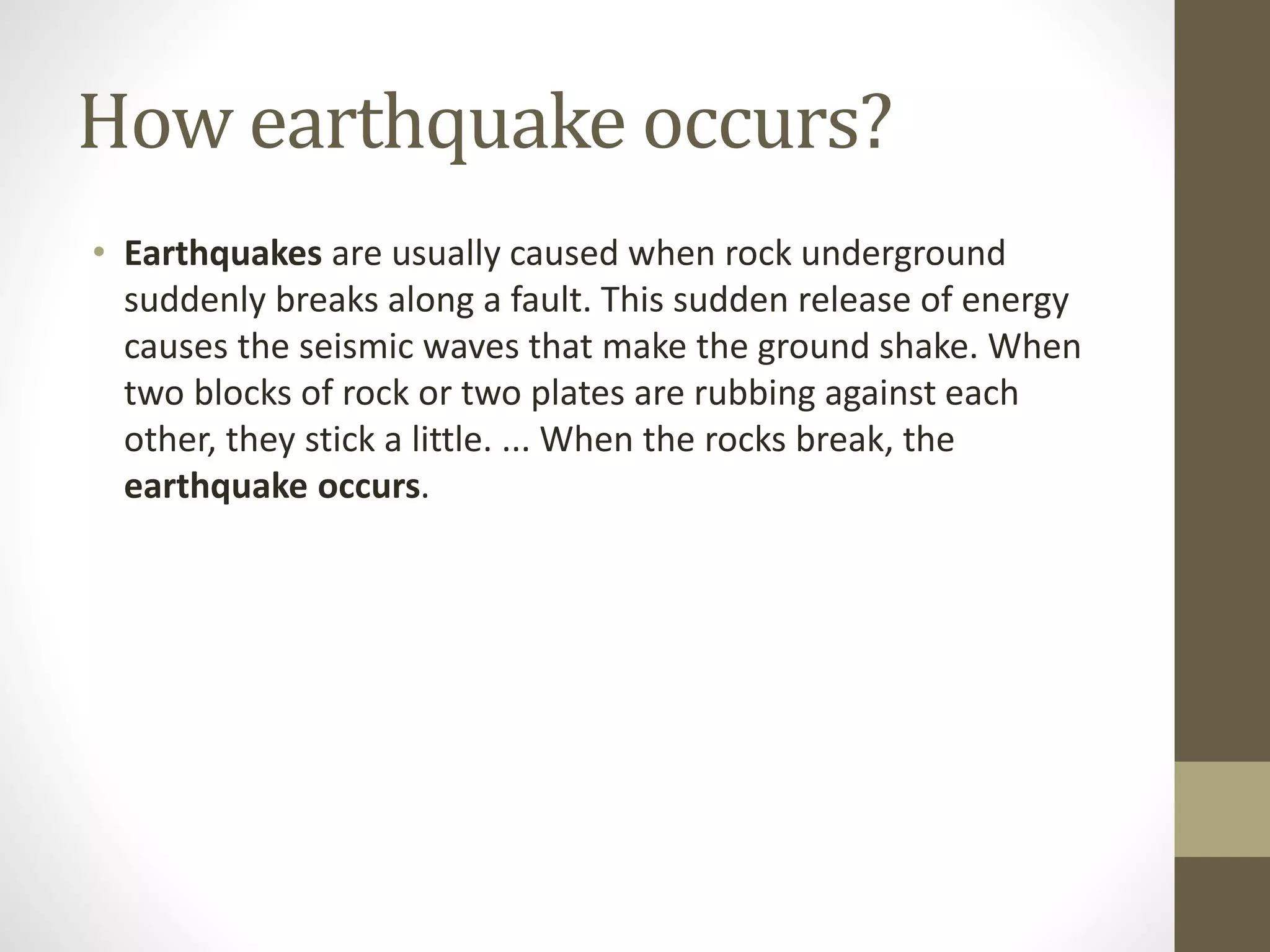 Earthquake proof structures | PPTX