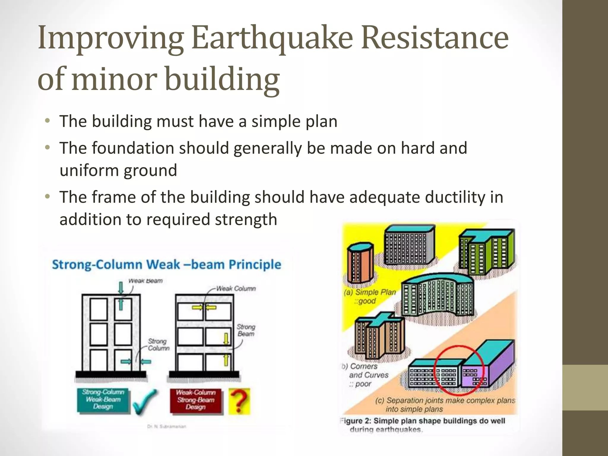 Earthquake proof structures | PPTX