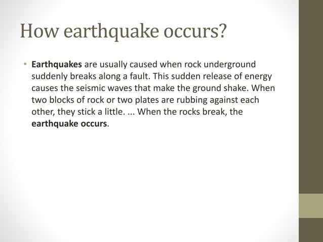 Earthquake proof structures | PPTX