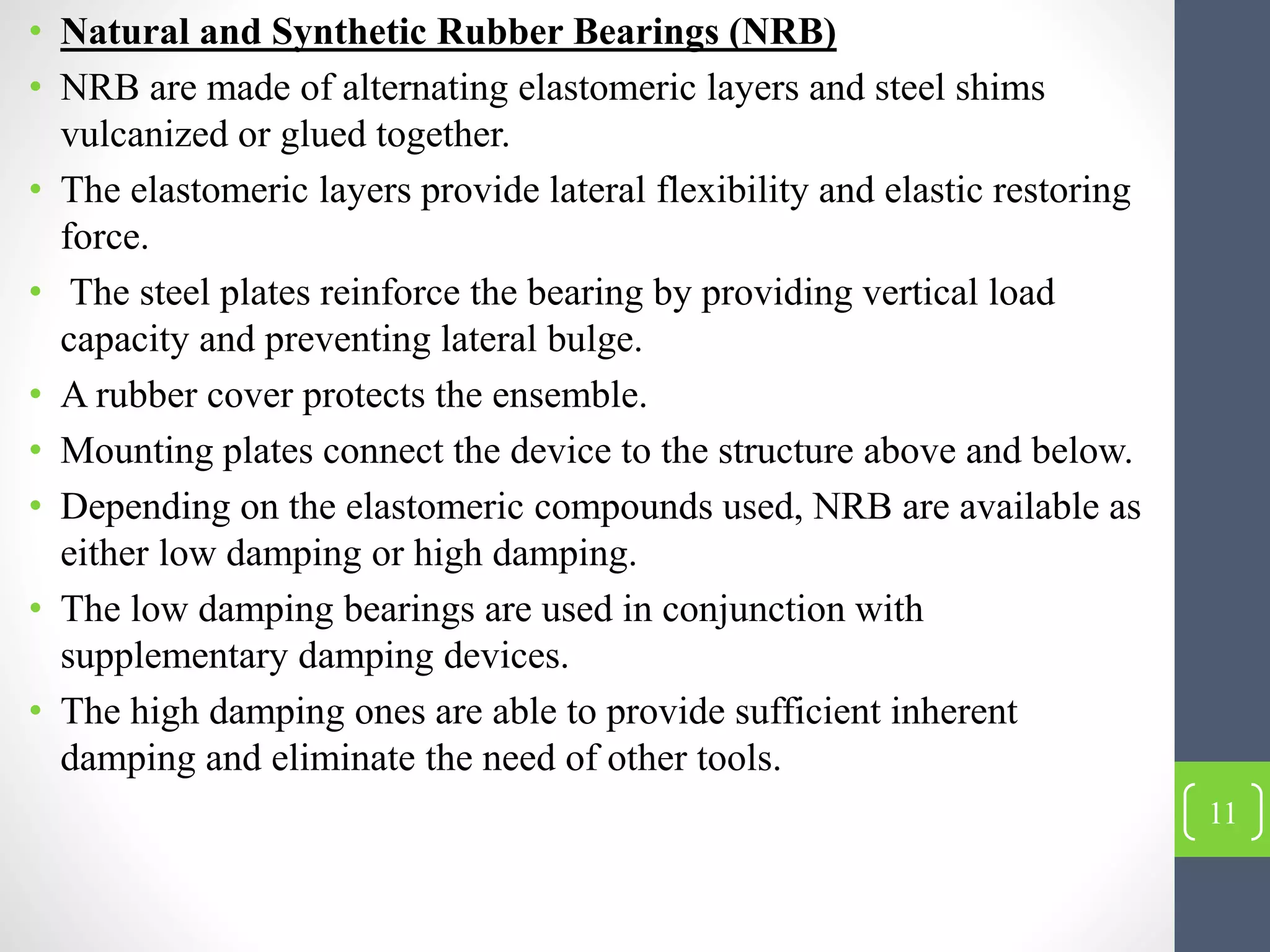 Earthquake protection of buildings by seismic isolation | PPTX