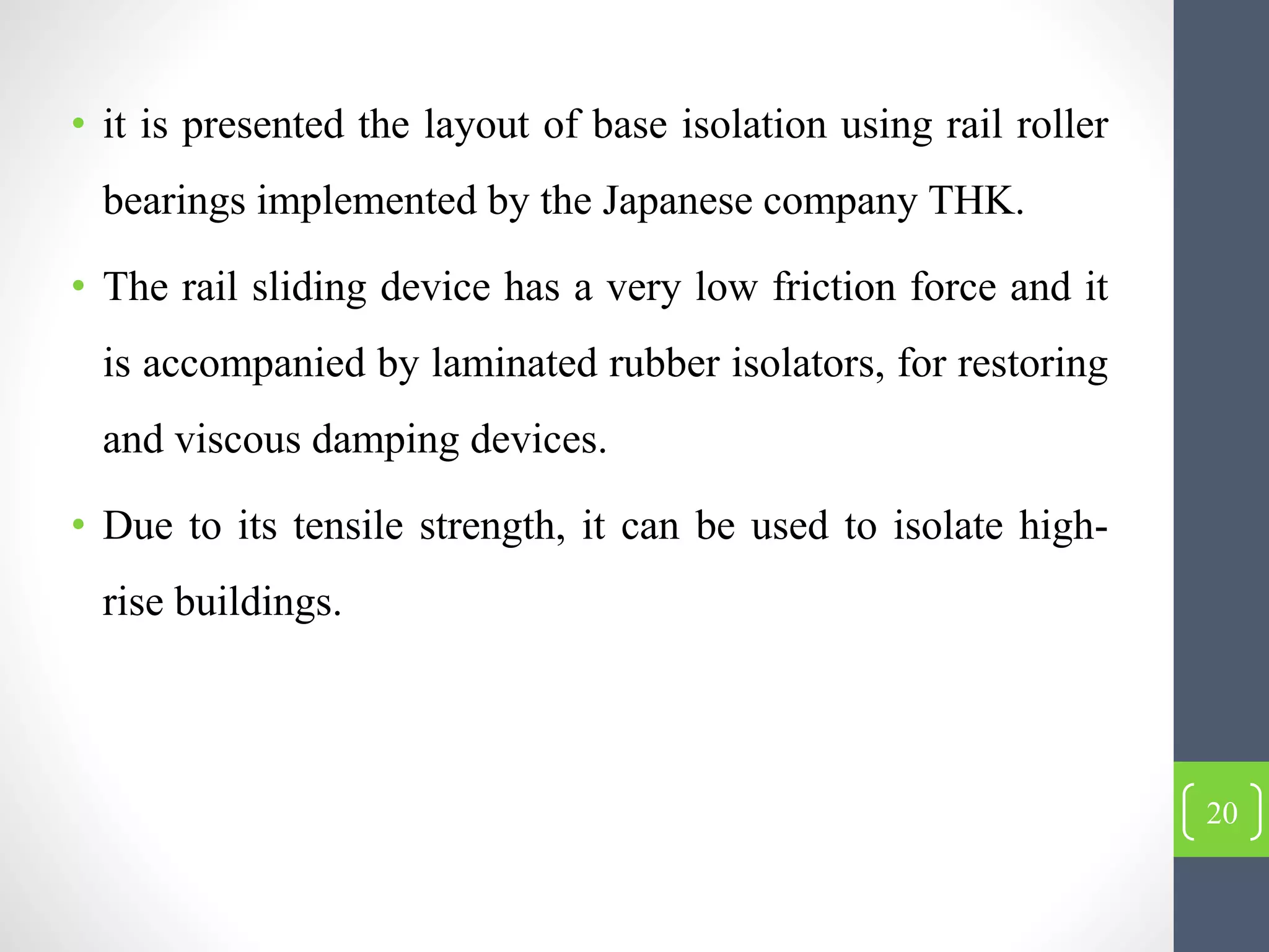 Earthquake protection of buildings by seismic isolation | PPTX