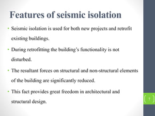 Earthquake protection of buildings by seismic isolation | PPT