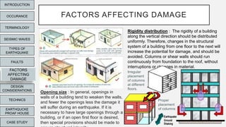 Earthquake resistance buildings | PPTX