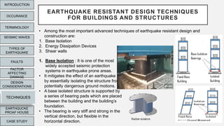 Earthquake resistance buildings | PPTX