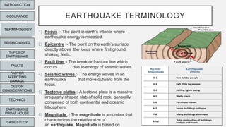 Earthquake resistance buildings | PPTX